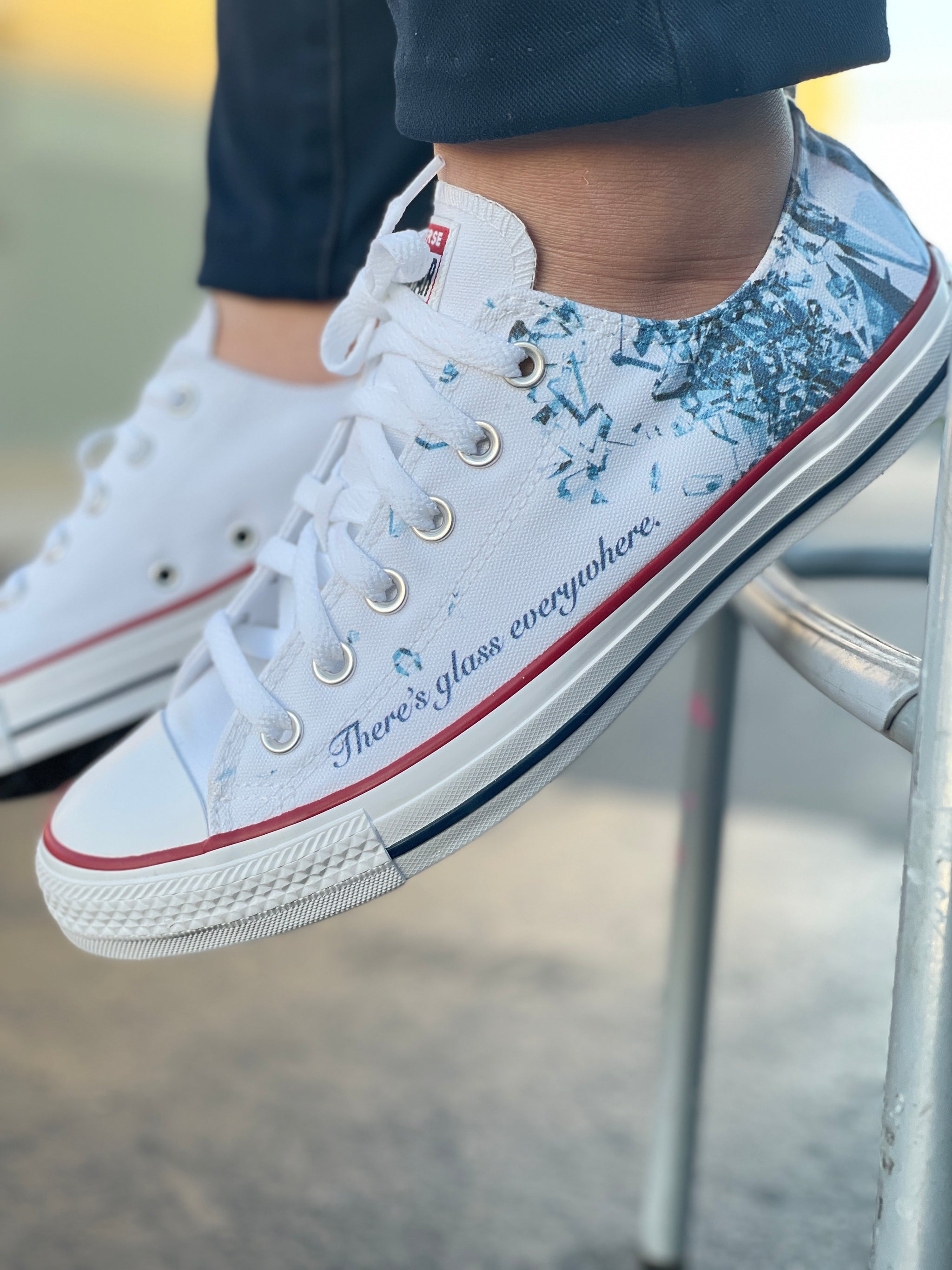 Breaking the Glass Ceiling - Sneaker Low Tops - Custom Converse Shoes ...