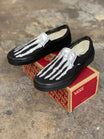 Custom Skeleton Feet X-Ray Vans ALL BLACK Slip Ons - Custom Vans Shoes ...